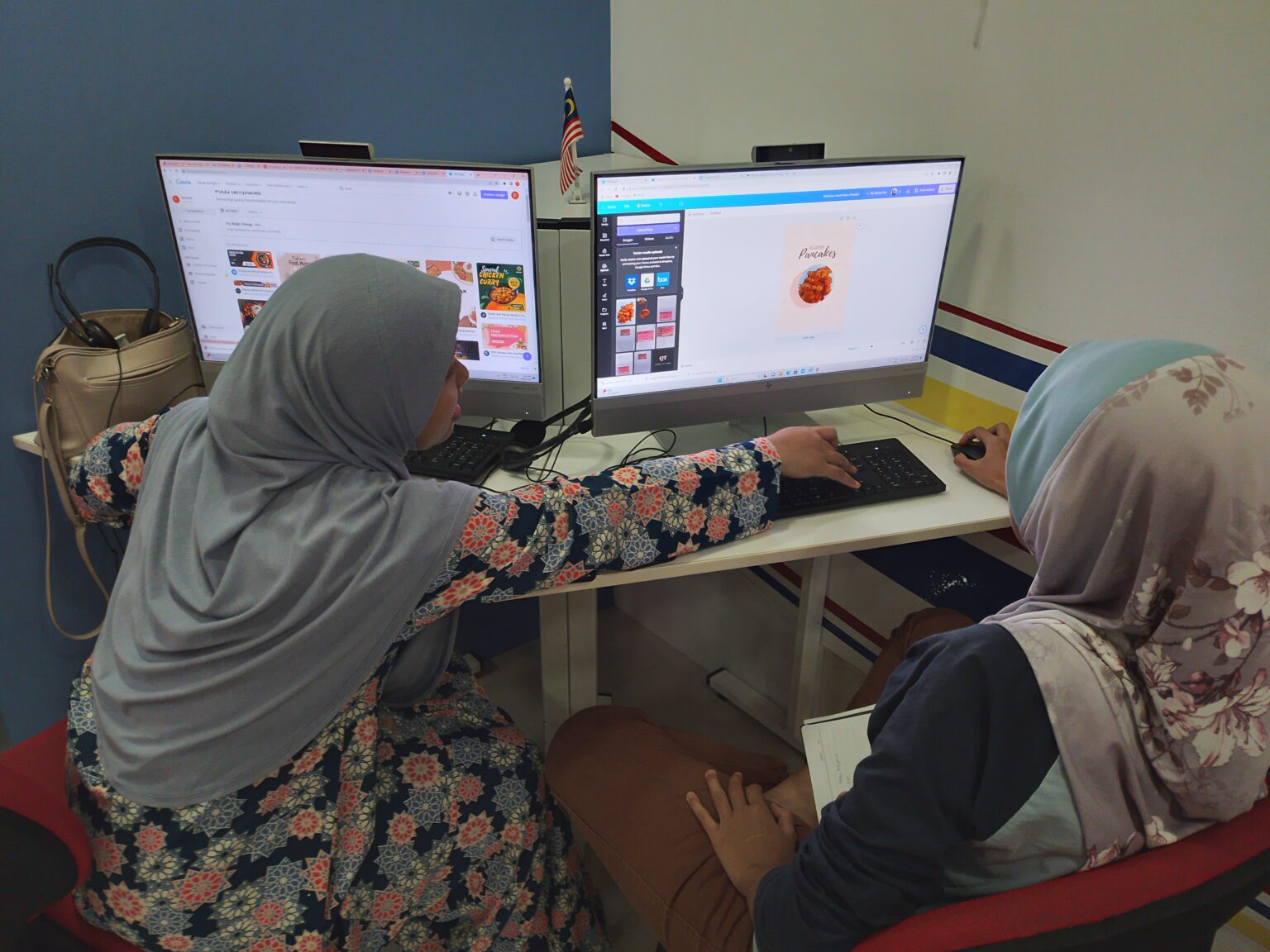 Laporan Julai 2023 – Canva dan Photoshoot – NADI Pekan Ijok