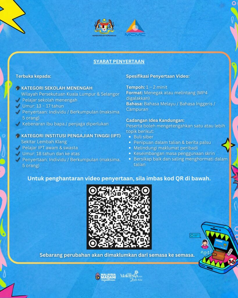 Pertandingan Video Hari Keselamatan Internet 2026 – NADI Pekan Ijok