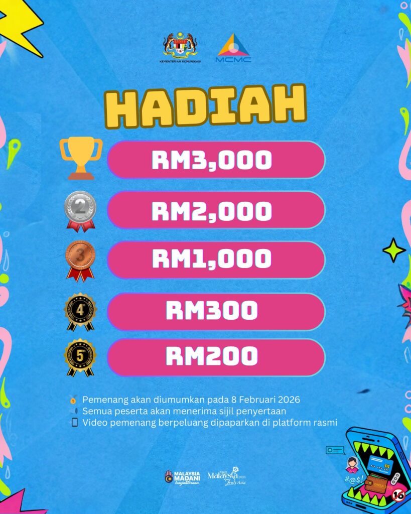 Pertandingan Video Hari Keselamatan Internet 2026 – NADI Pekan Ijok